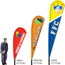 Examples For Custom Tear Drop Flags - Flagtopia.com