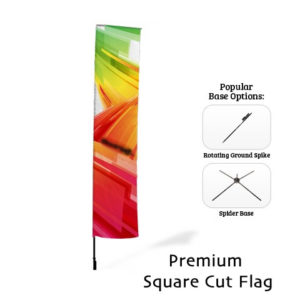 Custom Premium Square Cut Flag - Flagtopia.com
